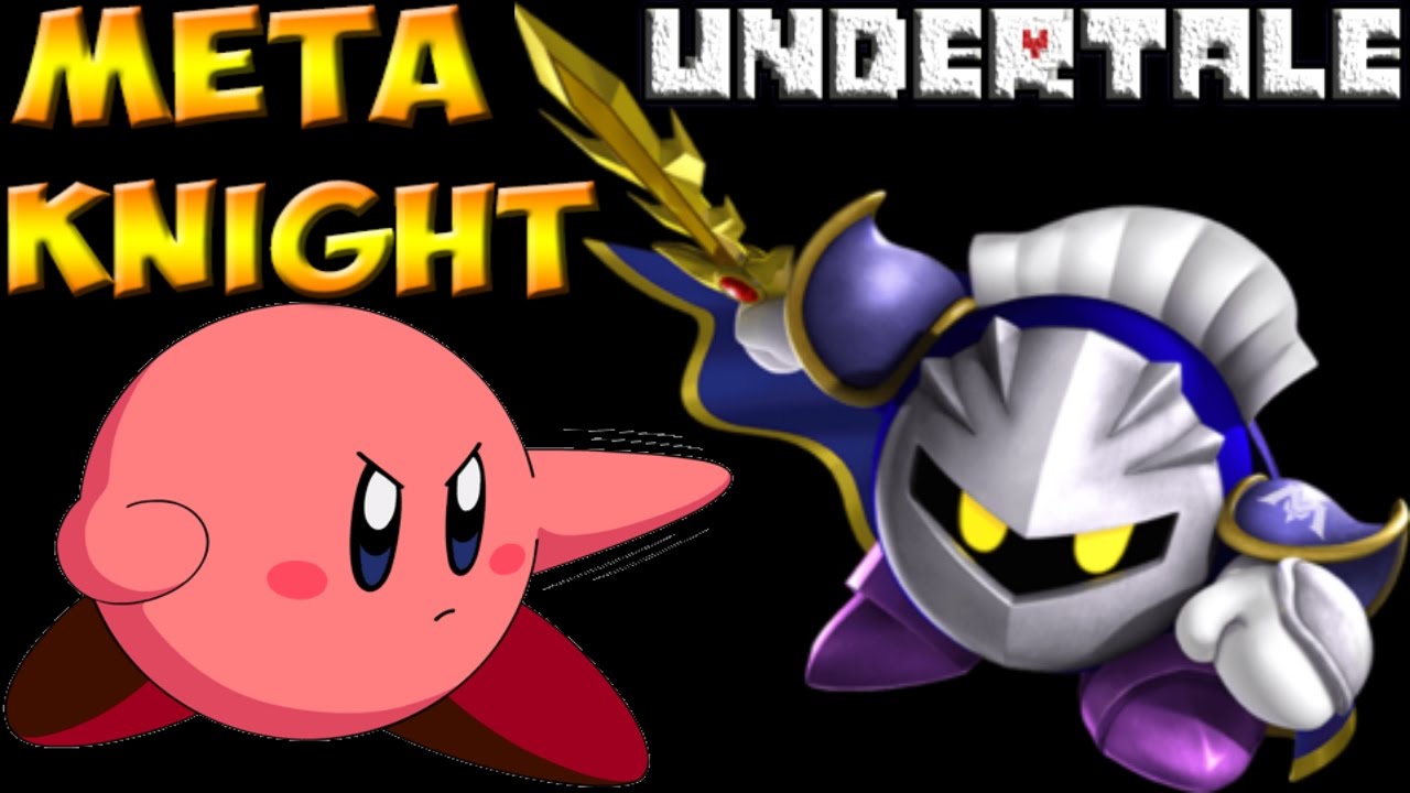 Undertale - Kirby против Meta Knight | Chara вселилась в Кирби? - YouTube