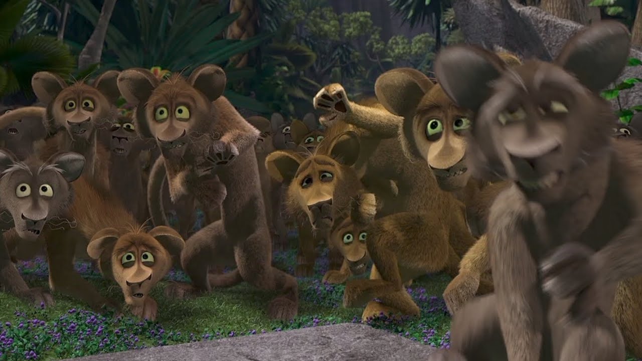 Madagasckar 1 scene : Fossa Fight Battle .... - YouTube