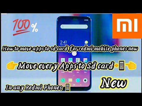 How to move apps to sd card for redmi mobile phones new - YouTube