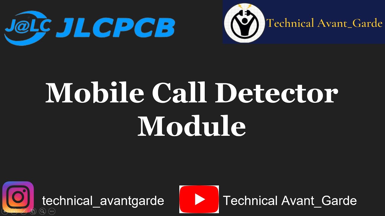 Mobile Call Detector Module using KiCad - YouTube