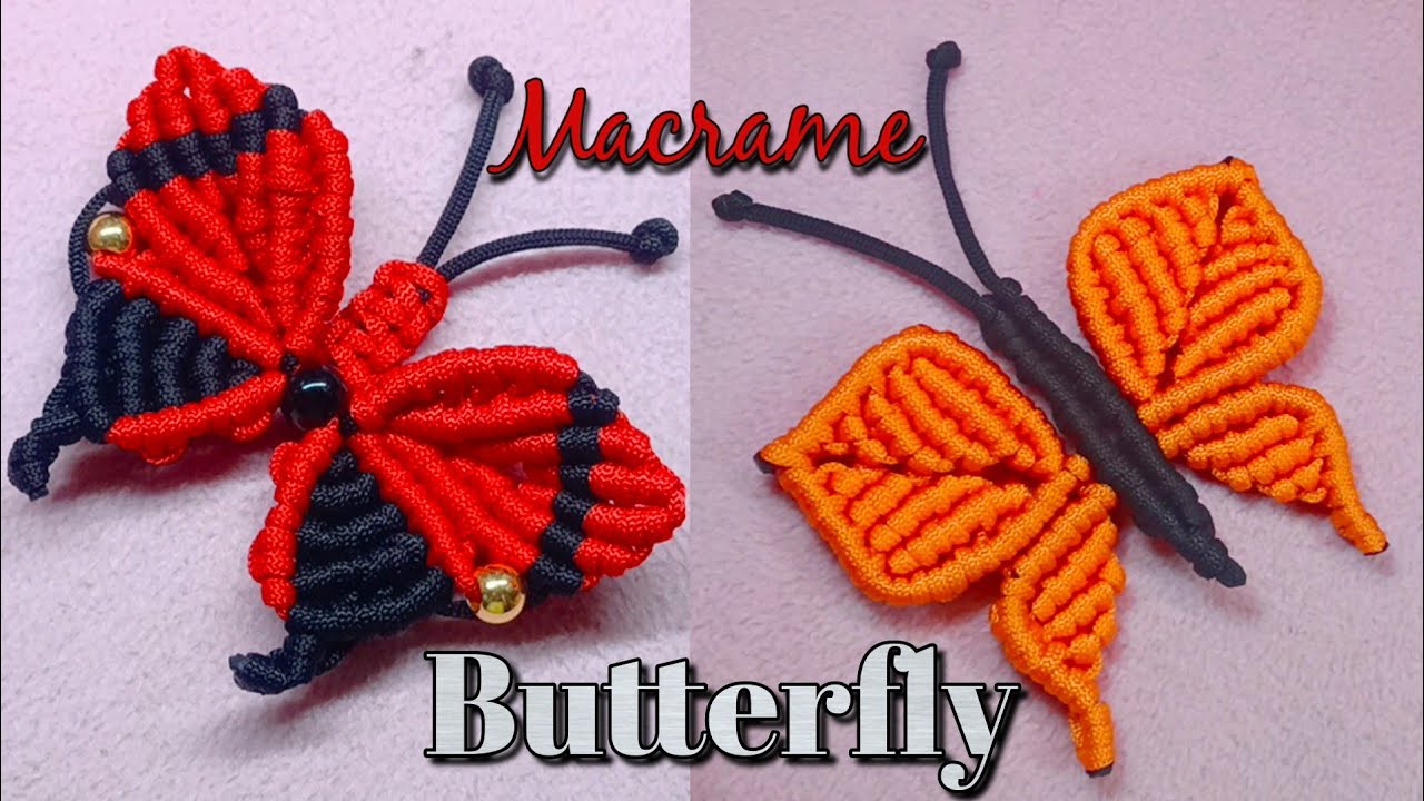 2 Best DIY Macrame Butterfly | Macrame Butterfly Wall Hanging Home ...