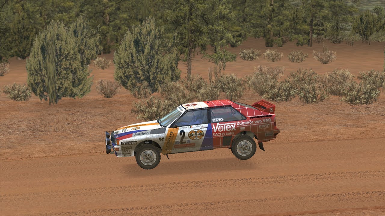 Richard Burns Rally: Fraizer Wells II, in an Audi Quattro A1 GrpB (Moza ...