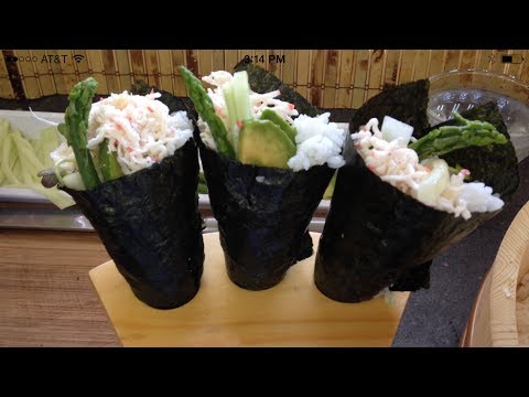 TEMAKI CALIFORNIA ROLLO [ COMO PREPARARLO] - YouTube