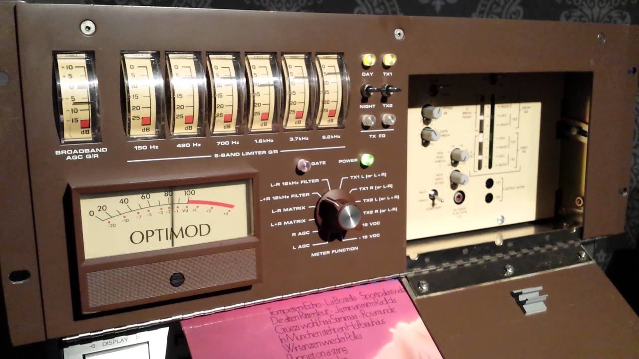 Orban Optimod AM 9100A - YouTube