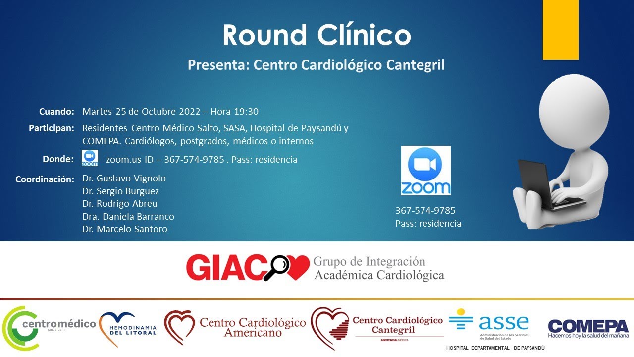 Round Clínico 3 - Centro Cardiológico Cantegril - YouTube