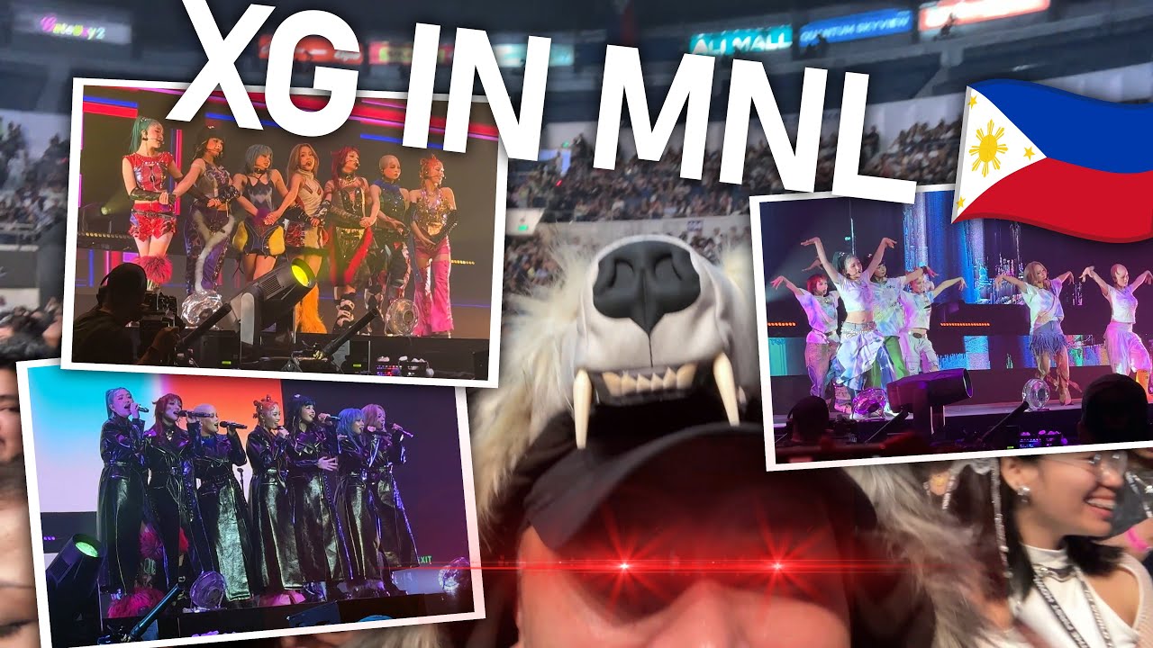 [4K 60FPS] XG 1st WORLD TOUR “The first HOWL” Manila 🇵🇭 | My concert ...