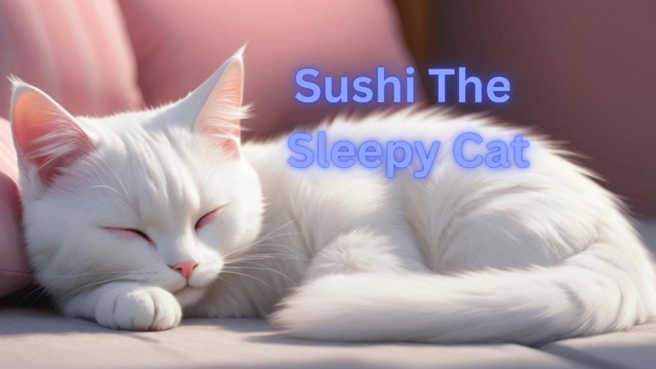 Sushi The Sleepy Cat #cat #cartoon #animated #family #sleep #cats - YouTube