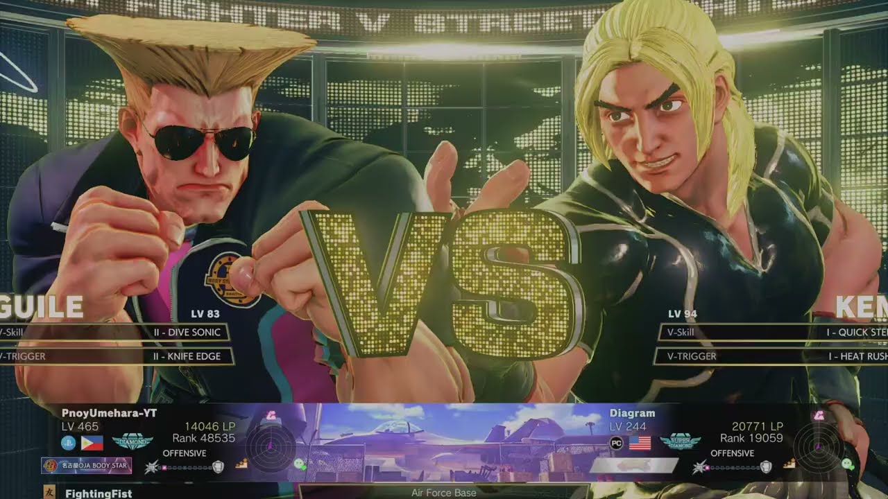 Guile VS Ken (Diagram) - YouTube