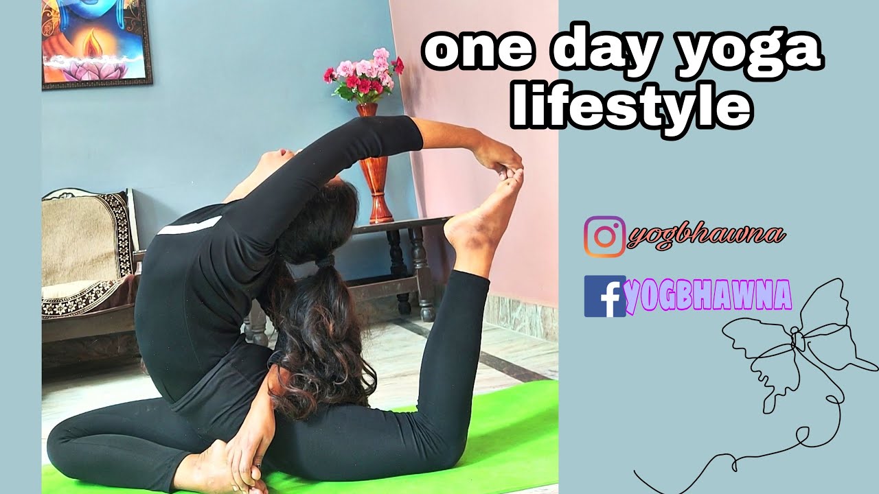 One day of my yoga lifestyle || yoga for beginners || behind the scenes ...