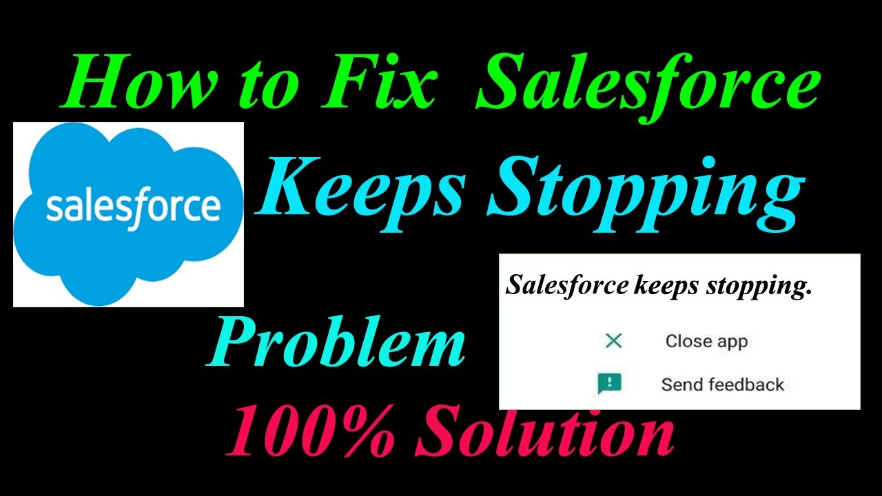 How to Fix Salesforce Apps Keeps Stopping Error Android & Ios |Apps ...