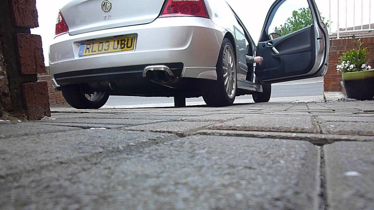 MG ZR Xpower Exhaust Test (Diesel) - YouTube