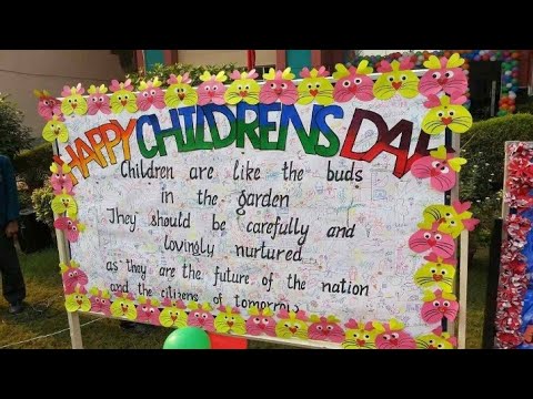 Children S Day School Display Board Ideas Notice On You