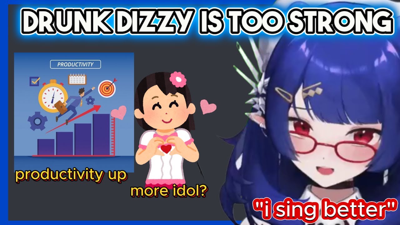 Dizzy Discovers Her Drunk Self Is a Productivity Machine! 💪🎤| Dizzy Dokuro Clips #phaseconnect ...