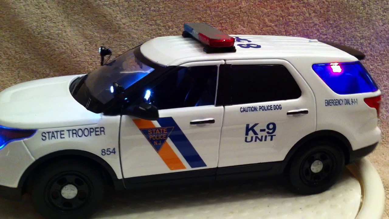 1/18 scale NJ State Police K9 Unit diecast with working lights and ...
