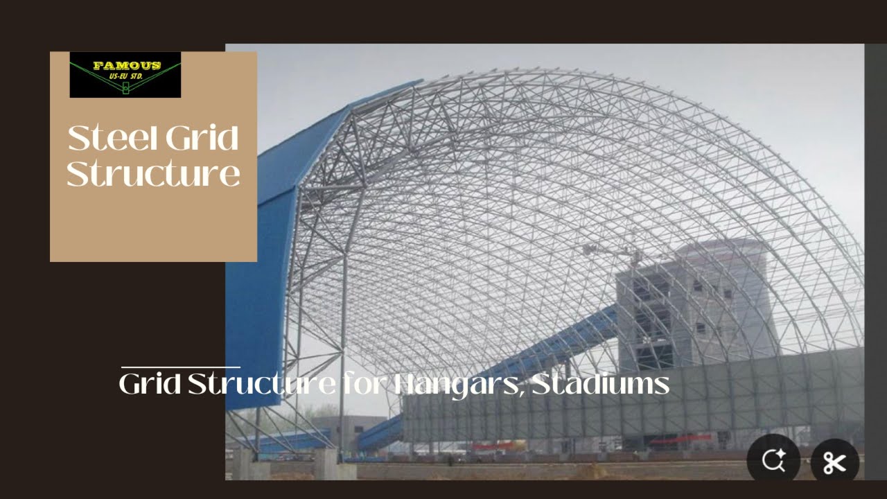 Grid Steel Structure Net Work Frame Steel Structure Engineering Grid ...