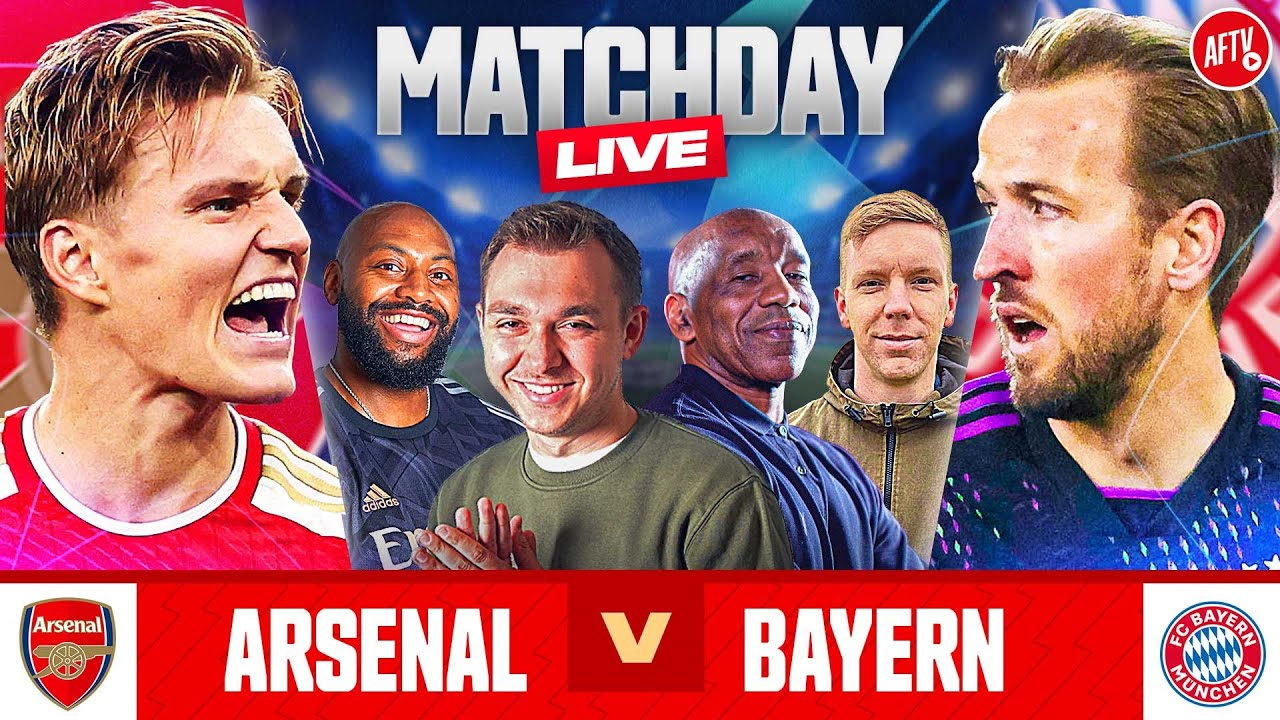 Arsenal 2-2 Bayern Munich | Match Day Live | Champions League - YouTube