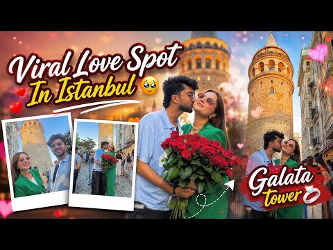 Day 2 in Istanbul🇹🇷| We Arrived at the Famous Galata Tower🗼🥹| Istanbul's Most Viral Love Spot❤️@R...