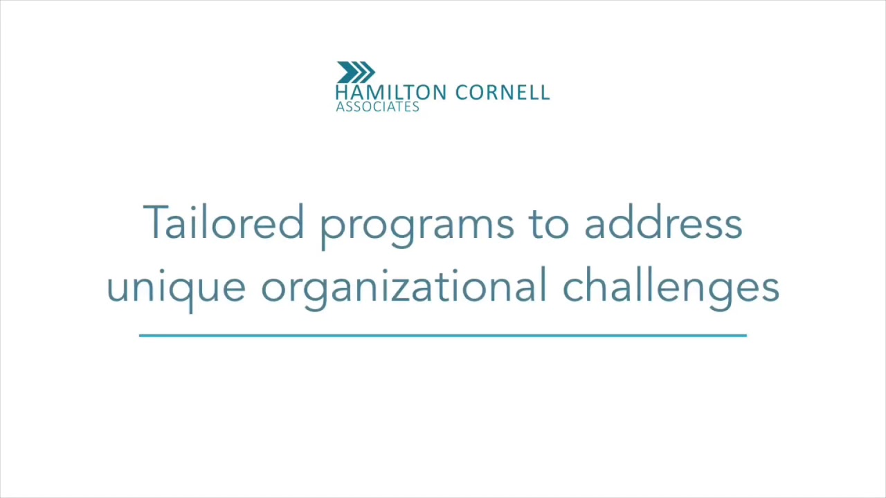 Tailored Programs to Address Unique Organizational Challenges: A CEO’s ...