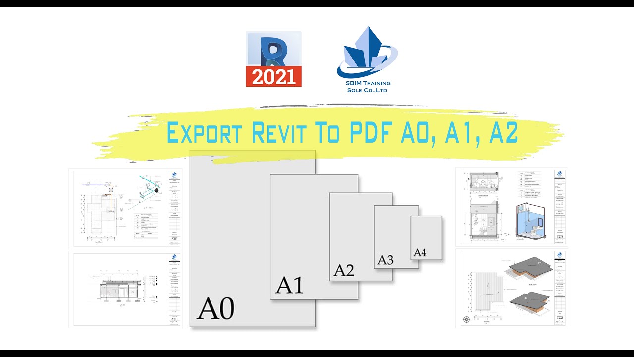 SBIM Revit Export To PDF Size A0 A1 A2 Revit PDF SBIM Revit Export To PDF Size A0 A1 A2 Revit PDF