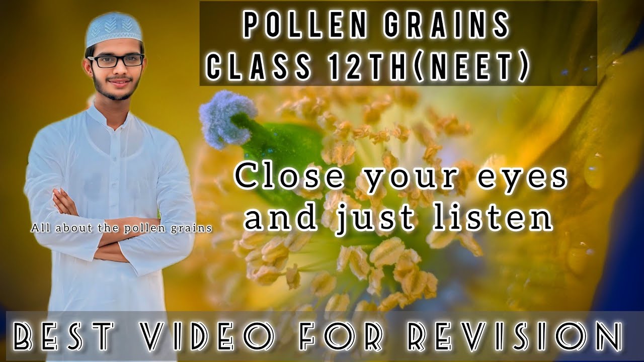 Pollen grain finished in 3.5 min class 12th #video. - YouTube
