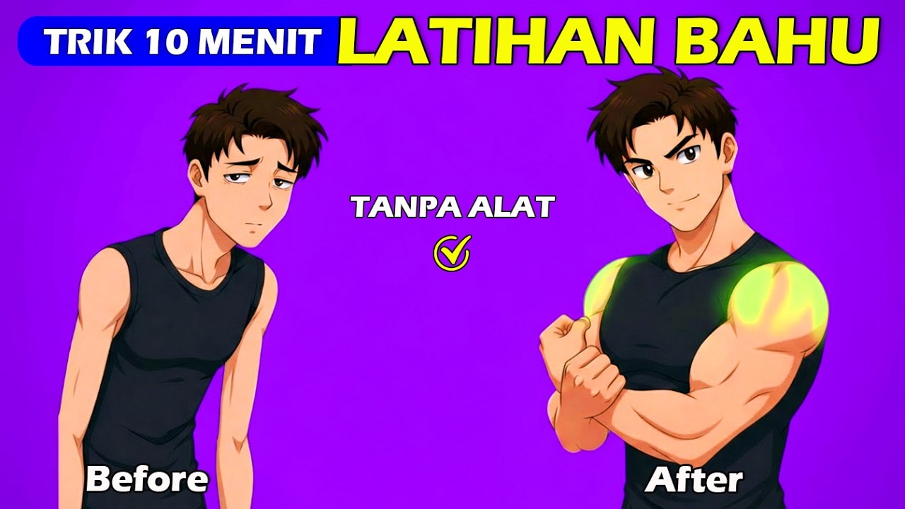 4 Latihan Bahu Tanpa Alat Cara Bikin Bahu Lebar - YouTube