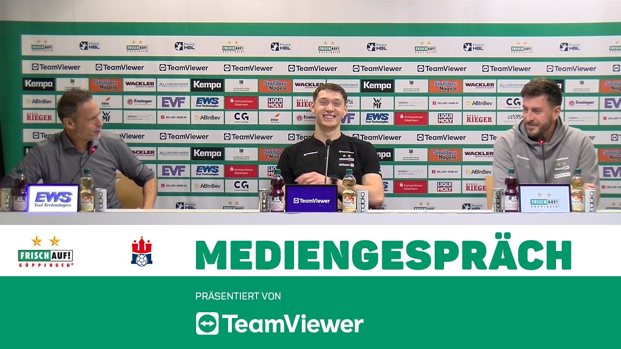 Mediengespräch vor FRISCH AUF! Göppingen - HSV Hamburg. Präsentiert von ...