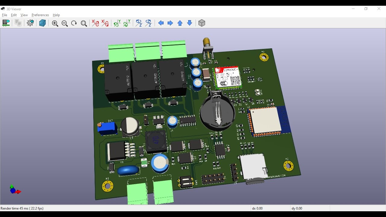 DESAIN PCB ESP32 MODBUS SIM800C | monitorino 2G modbus PART1 - YouTube