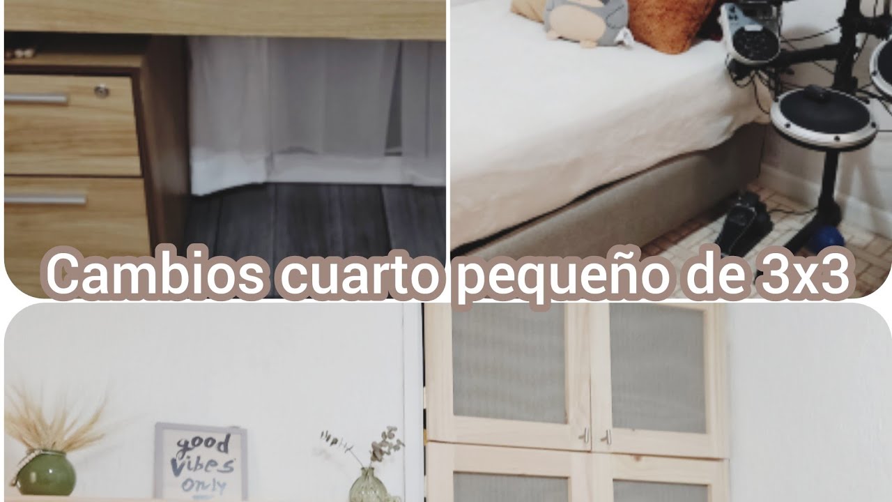 Mejoras en cuarto pequeño de 3x3 🏡 de infonavit - YouTube