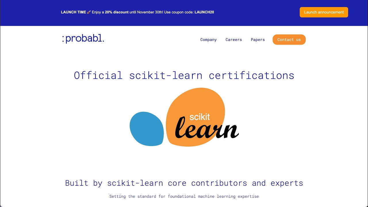 Day 310 - passed scikit-learn's Associate Practitioner exam - YouTube
