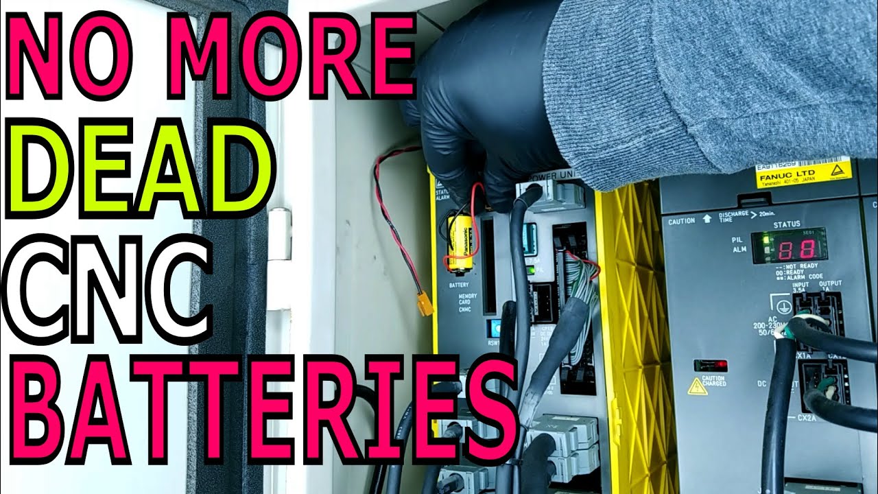 Never replace CNC or PLC batteries again | Dual bank rechargeable ...