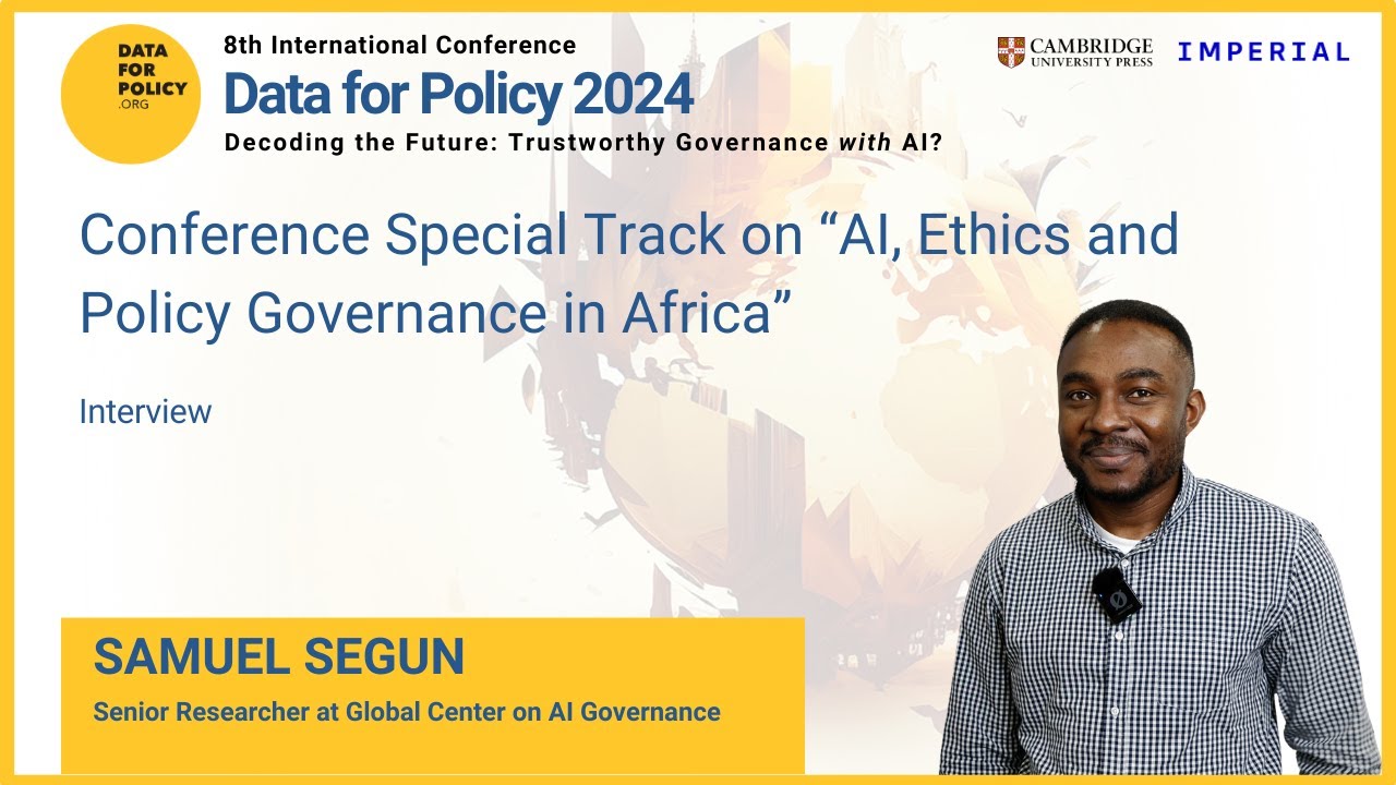 Empowering Sub-Saharan Africa in AI Governance I Interview with Samuel ...