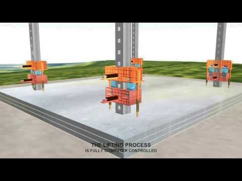 Construction Lifting Slabs Equipment - YouTube