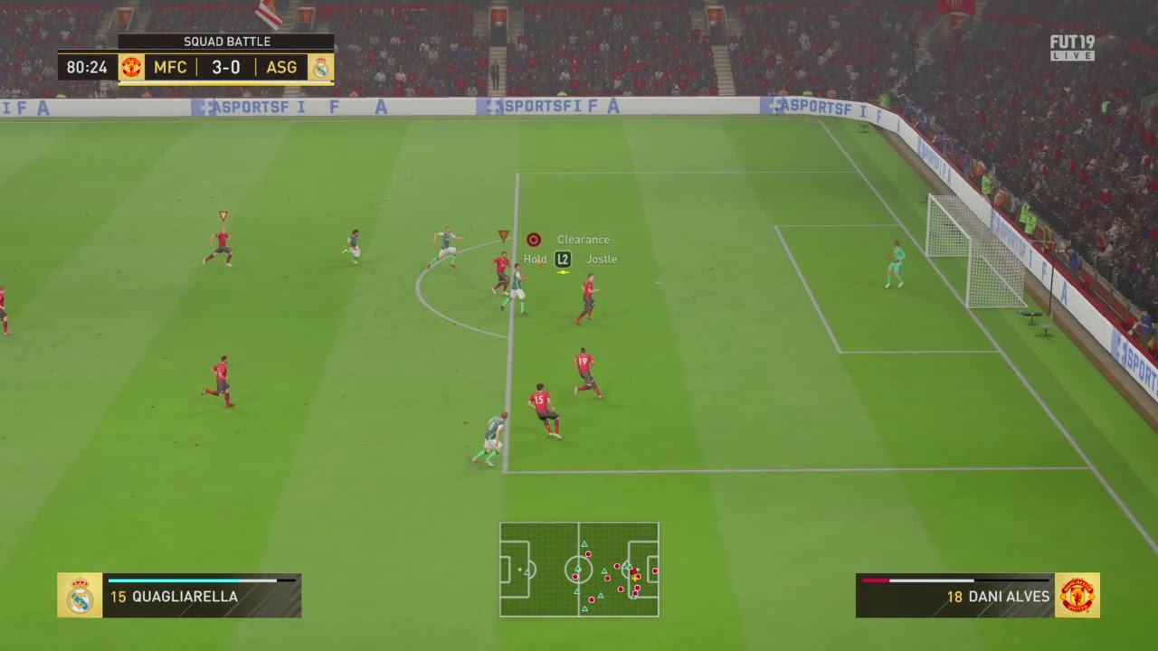 FIFA 19 Ultimate Team Single Player Mode Squad Battle Match SH ...