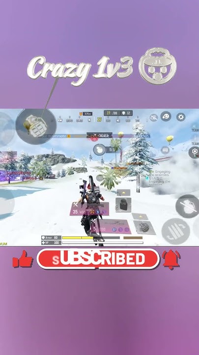 Crazy 1v3🤯😍 #Shorts #youtubeshorts #codm #codmobile #callofdutymobile #1v3 #viral #viralshorts ...