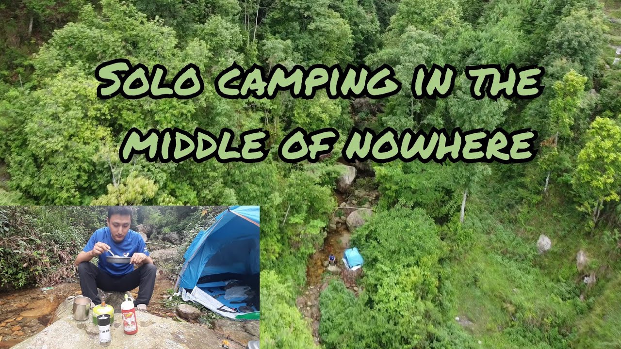 Solo Camping In The Middle Of Nowhere|Day Camping|Camping Nepal - YouTube