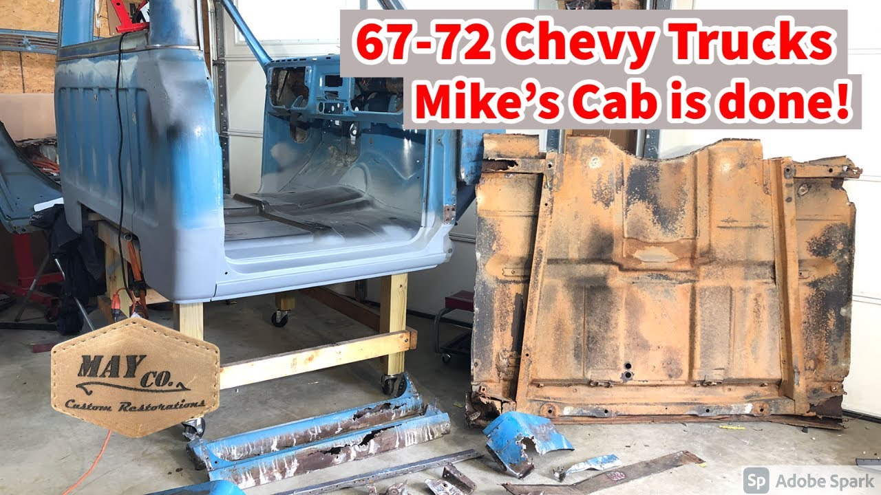 1967-1972 Chevy Truck C10 - Final Floor Pan Weld in - YouTube
