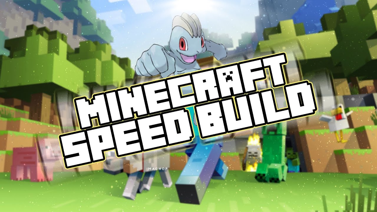 Minecraft- Fast Build Machop Pokemon - xCheshireCatx - YouTube