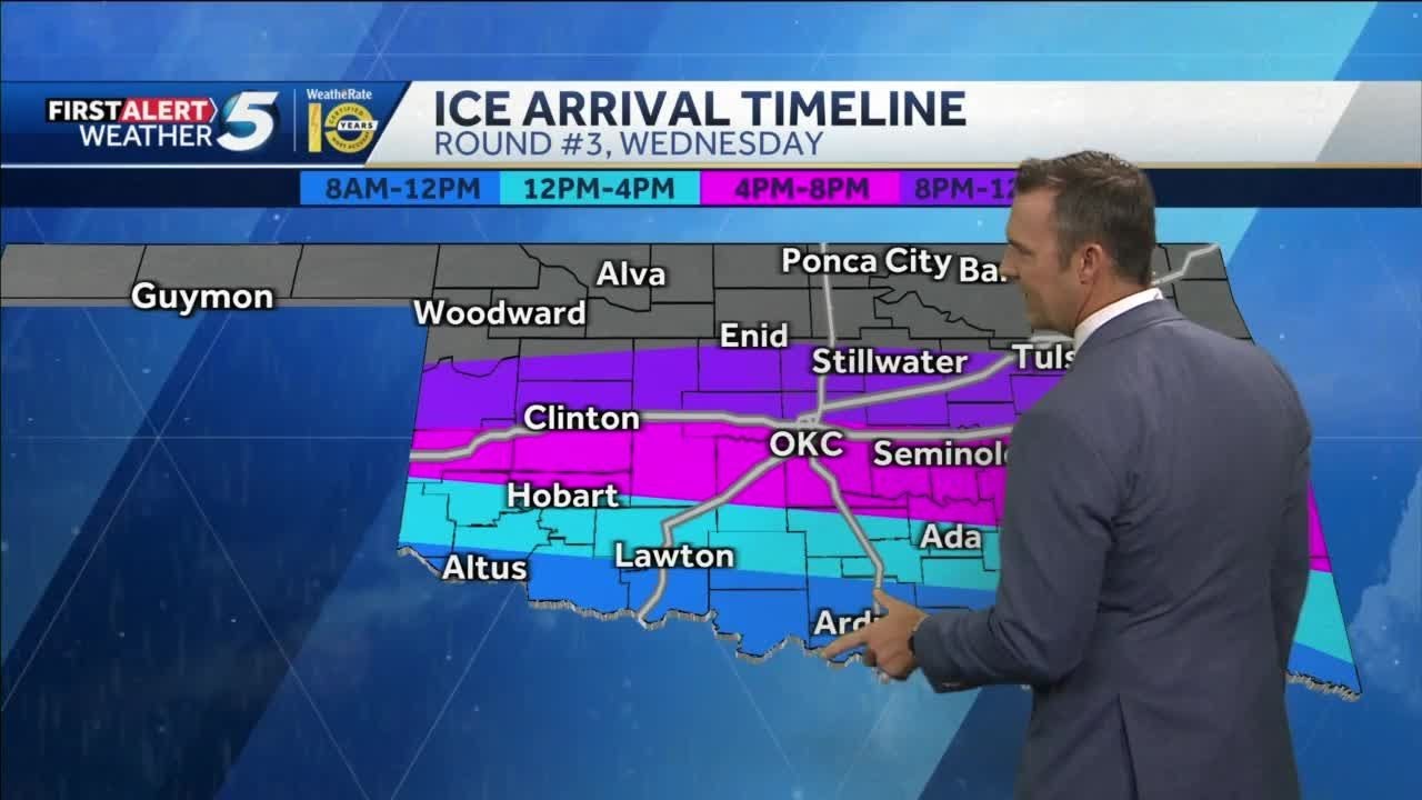 TIMELINE: Tracking our last round of ice - YouTube