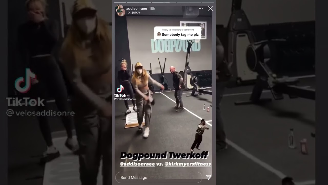 Addison Rae twerking original video - YouTube