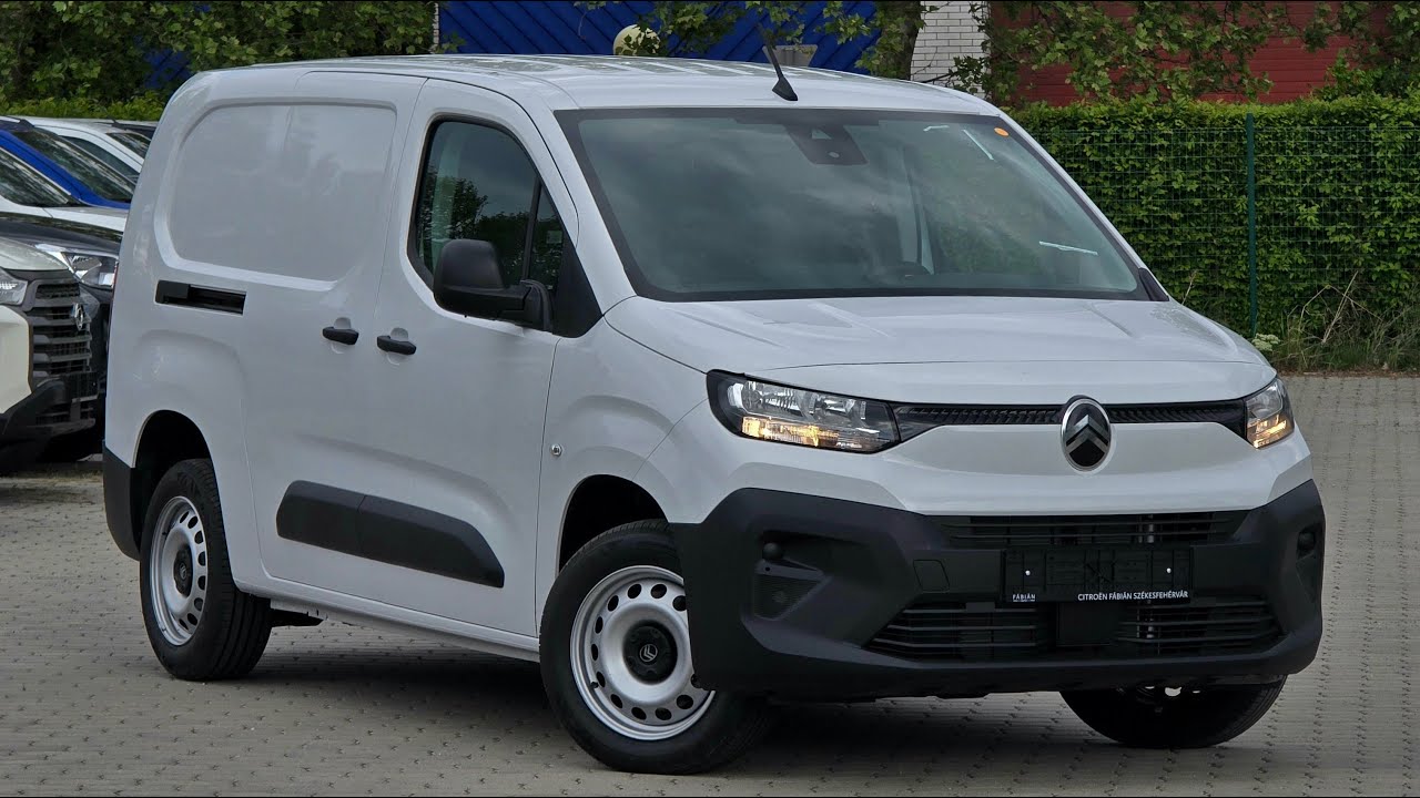 NEW 2024 Facelift Citroën Berlingo Van XL 1.5 BlueHDi 130 Icy White - YouTube