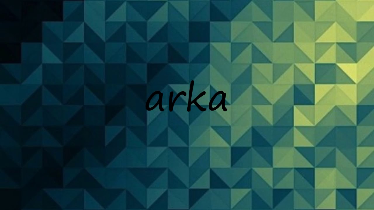 How to say arka in English? - YouTube