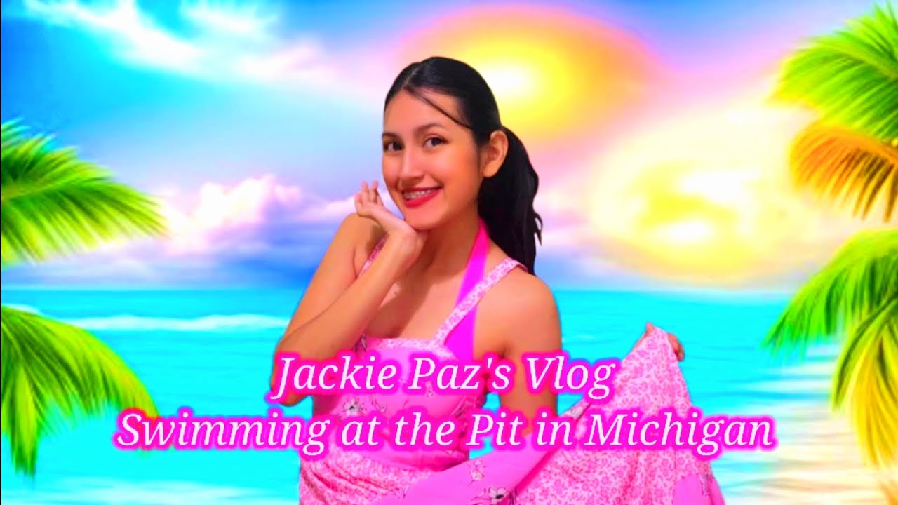 Jackie Paz's Vlog 💖 Swimming at the Pit in Michigan 🏊‍♀️☀️😎☀️🏊‍♀️ - YouTube