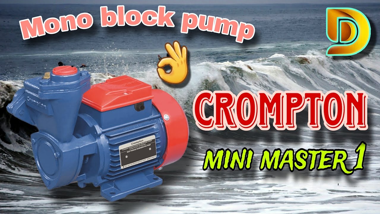 #crompton Mini Master 1 heavy duty 1HP water pump@crompton_india ...