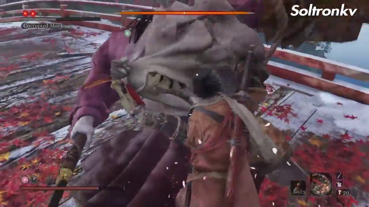 Sekiro Shadows Die Twice : True Corrupted Monk Update 1.03 Patch - YouTube