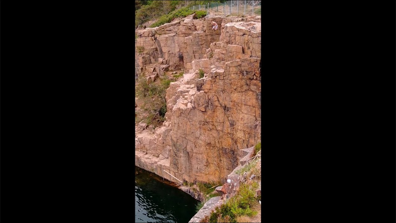 20 meter Cliff Jump by Johan Thörnblom - YouTube