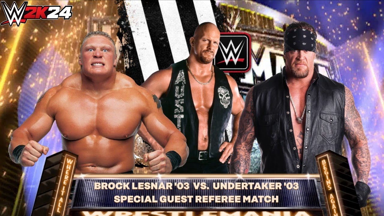 Full Match - Brock Lesnar '03 vs Undertaker '03: Special Guest Referee ...