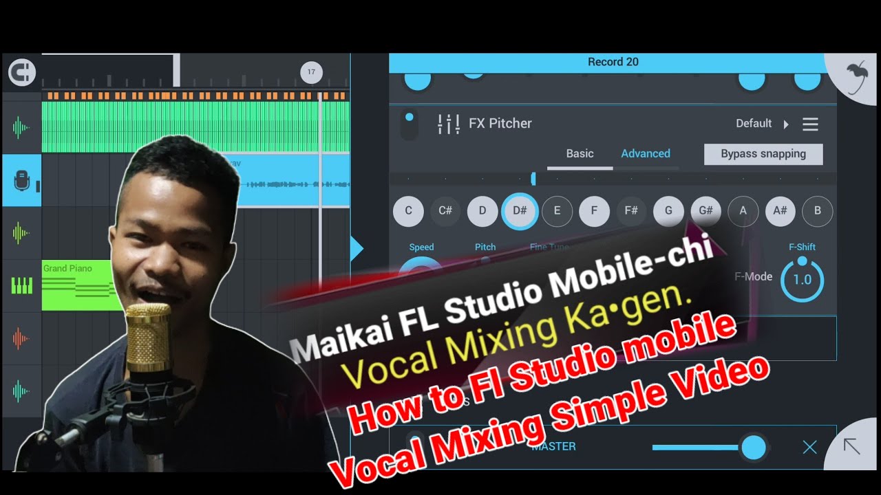 How To Fl Studio Mobile | Simple Vocal Mixing | Maikai Fl studio Mobile ...