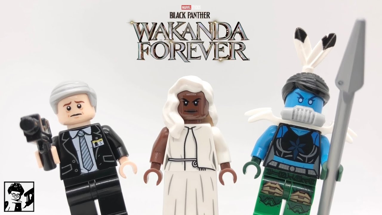 LEGO Black Panther: Wakanda Forever Custom Minifigures (Queen Ramonda ...