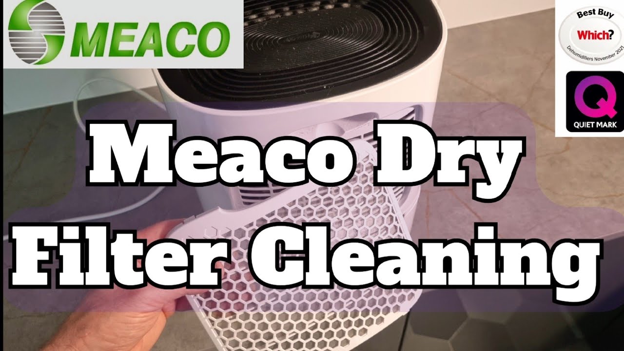 Meaco Dry ABC Dehumidifier How to Clean the filter - YouTube