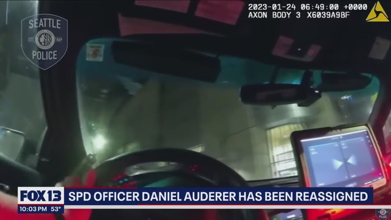 SPD officer Auderer re-assigned | FOX 13 Seattle - YouTube